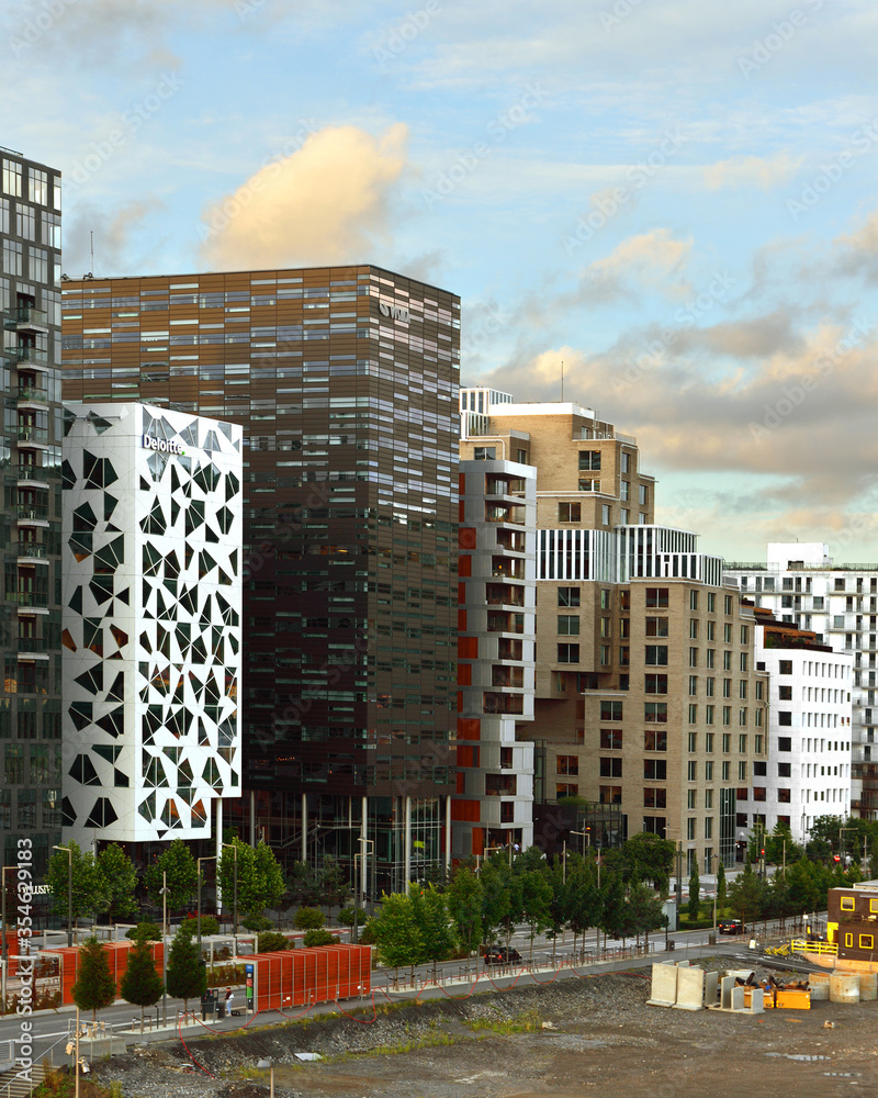 Barcode Project, section of Bjorvika portion of Fjord City ...
