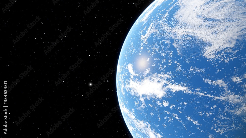 oceans of the earth, planet Earth and its oceans, pacific ocean from ...