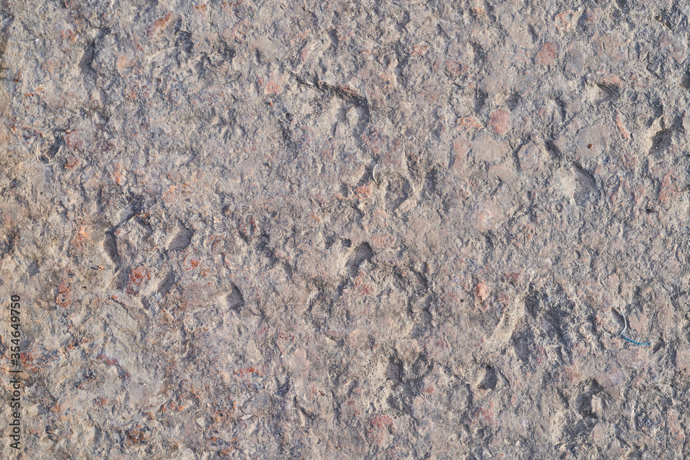 Texture from an old stone slab. The view from the top Stock Photo ...