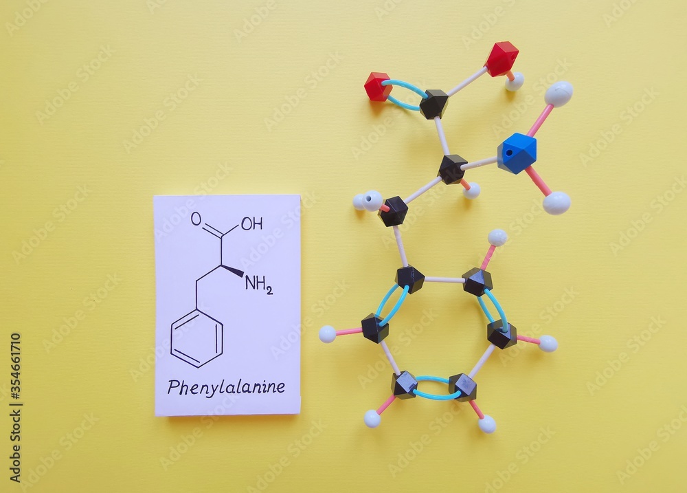 Molecular structure model and structural chemical formula of ...