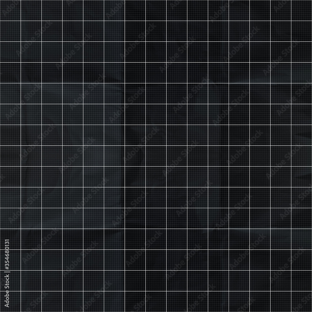 Square Grid in 10K Resolution. Black Background and White Lines. Thick ...