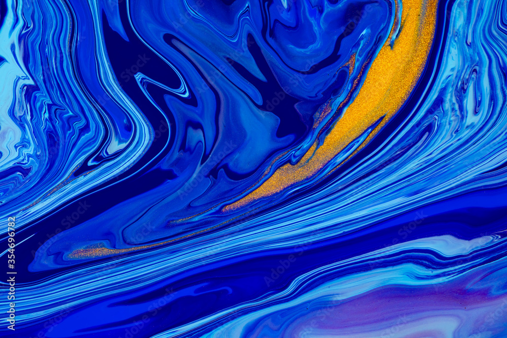 Fluid art texture. Background with abstract swirling paint effect ...