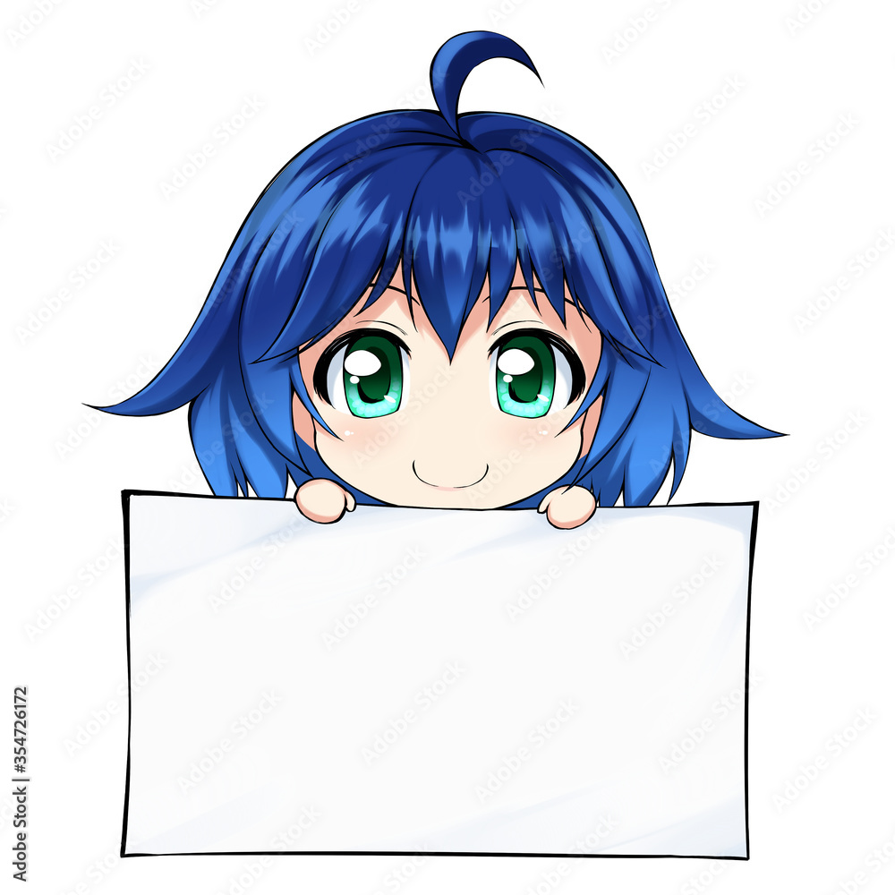 Blank Chibi Papercraft Template