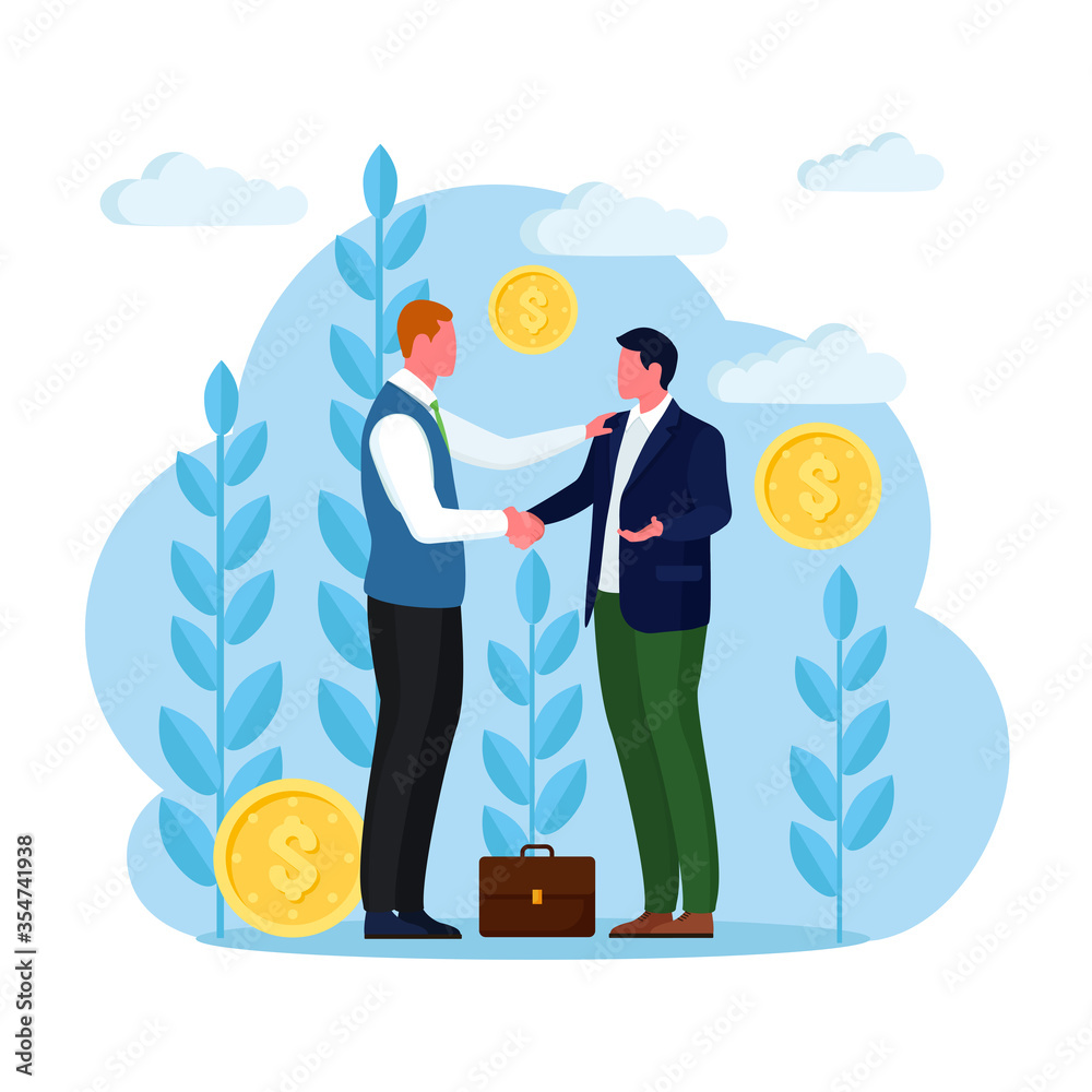 Friendly people shaking hands. Business meeting. Handshake of two ...