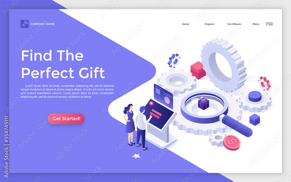 Isometric vector illustration Stock Vector | Adobe Stock