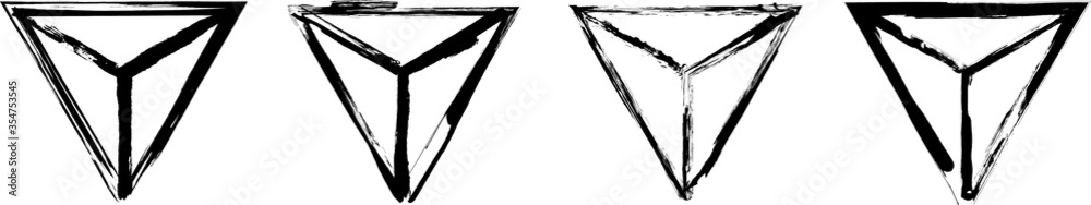 Set of the dragon's eye symbol isolated on transparent background ...