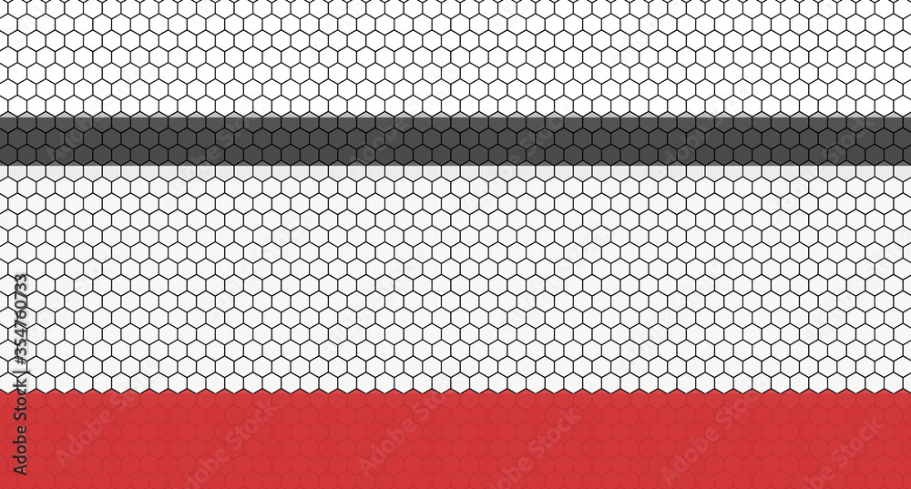 structured hexagons hexagonal background grid design illustration Stock ...
