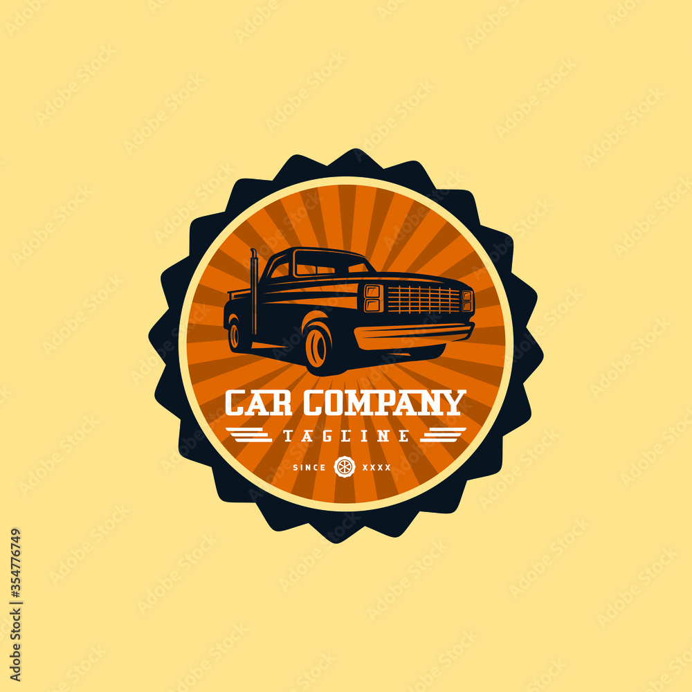 Classic/vintage car vector design inspiration. Auto car logo design ...