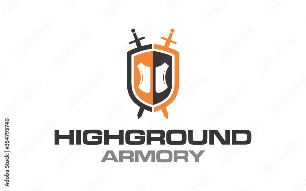HighGround Armory logo Stock Vector | Adobe Stock