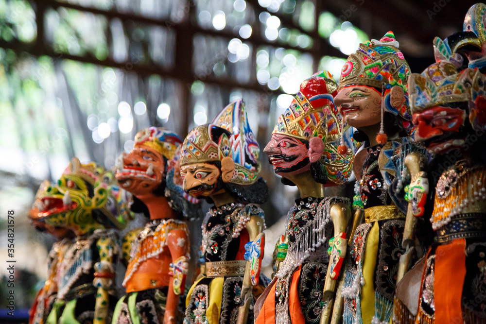 Character of Wayang Golek-Sundanese traditional puppet show. Stock ...