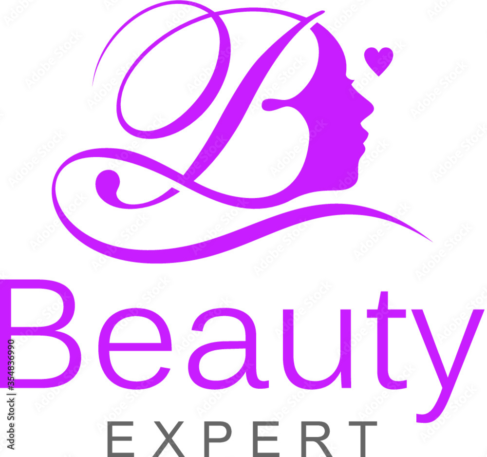 Letter B for Beauty Logo Stock Vector | Adobe Stock