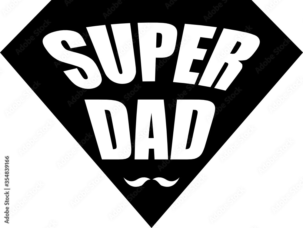 super dad superman style mustaches svg vector cutfile cricut and ...
