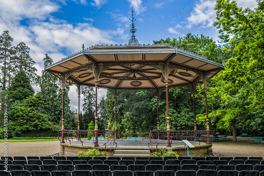 Thabor park (Le parc du Thabor) in Rennes - one of finest examples of ...