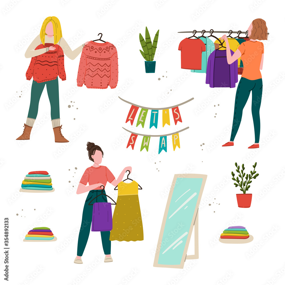 Cut Ready Clipart Swap Meet Flea Market