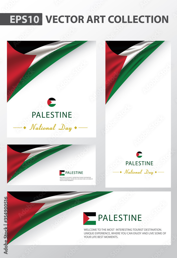 PALESTINE Colors Background Collection, PALESTINIAN National Flag ...
