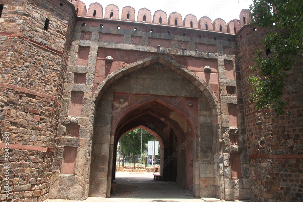 Historical Delhi Gate is the southern gate of many in the historic ...