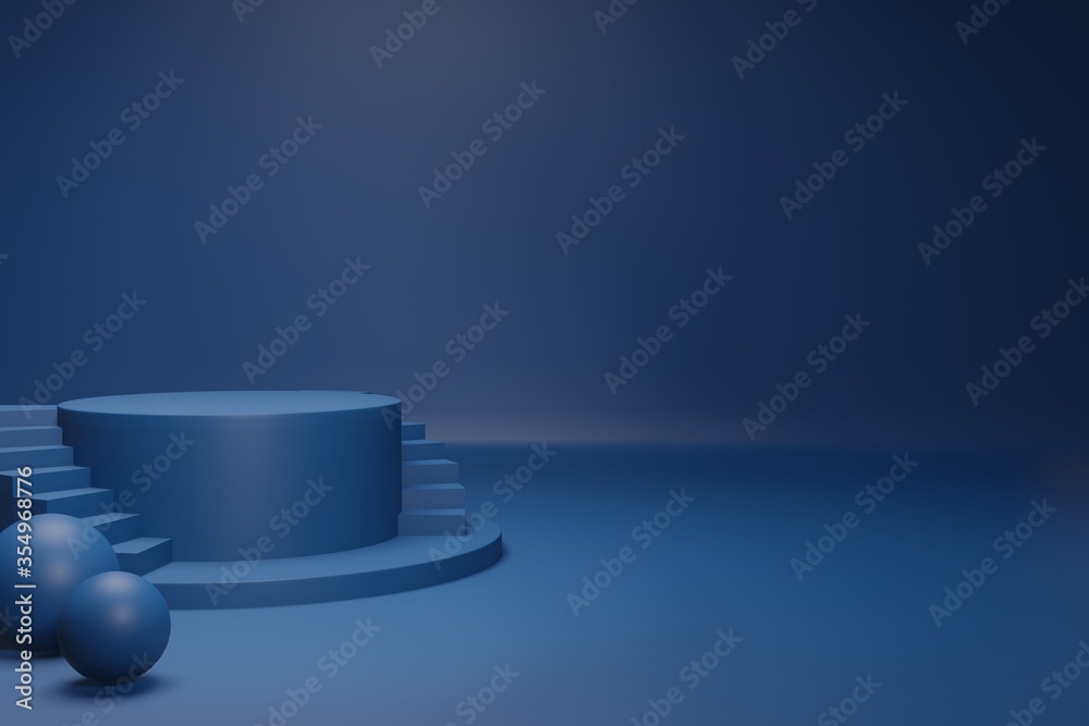 Mock up background/backdrop in minimal modern illustration design of ...