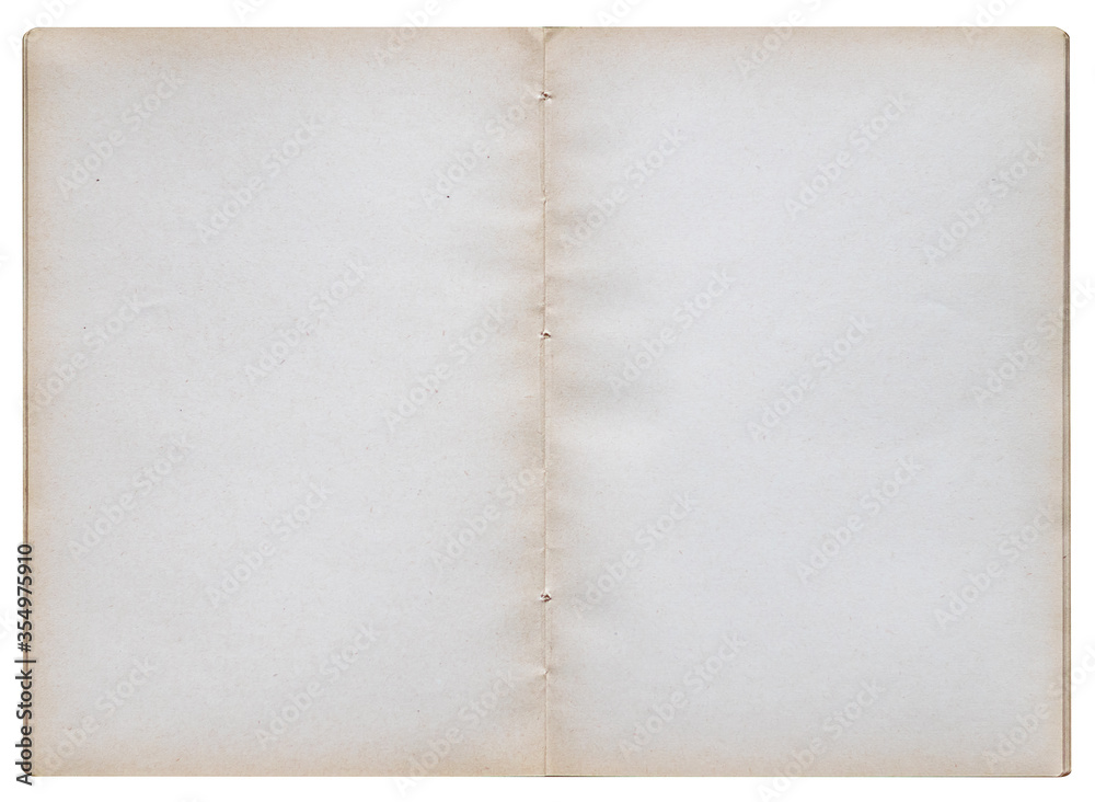 open old book - paper blank sheets - texture background Stock Photo ...