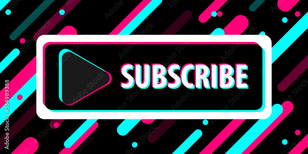 New button design. Button to subscribe. Blog in the colors of a popular ...