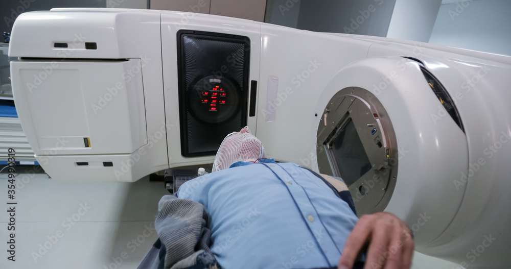 Linear Accelerator at hospital. Linear accelerators are the newest ...