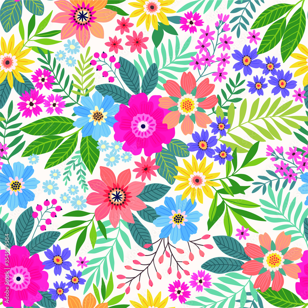Bright Floral Pattern
