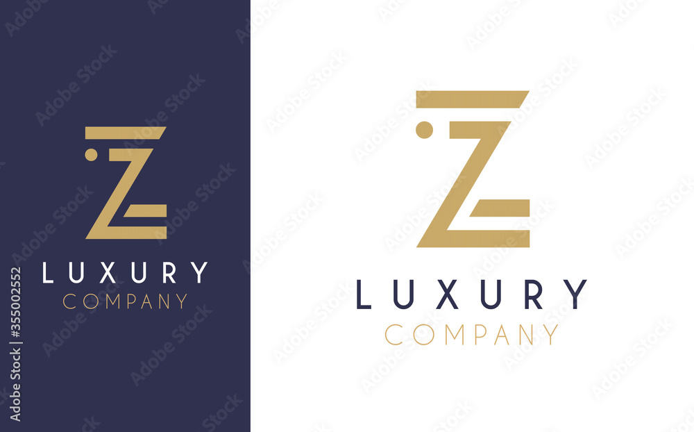 Premium Vector Z Logo in two colour variations. Beautiful Logotype ...