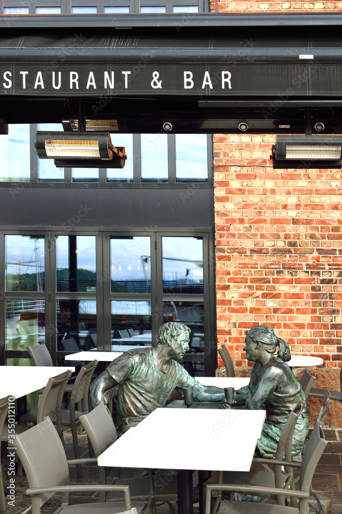 Louise Restaurant and Bar located in only remaining building from old ...