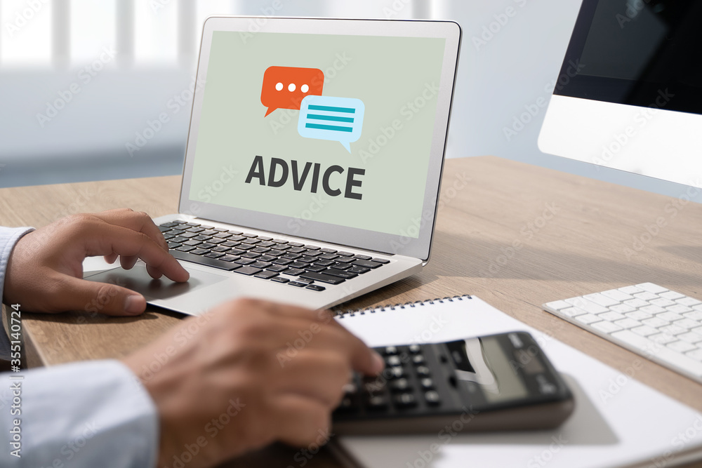 advice Expert Advice Key Business People Talking Discussing advice ...