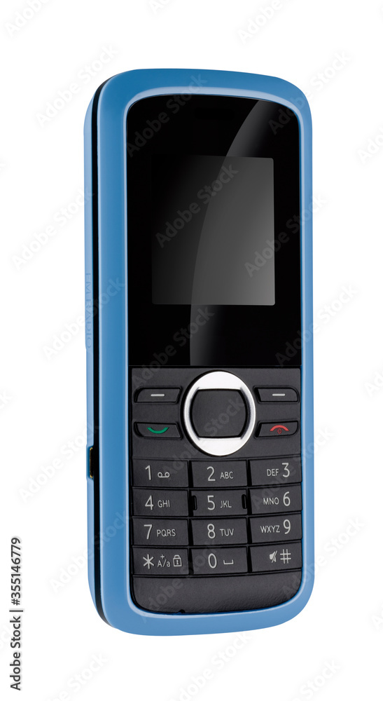 telefono celular antiguo azul . old blue cell phone foto de Stock ...