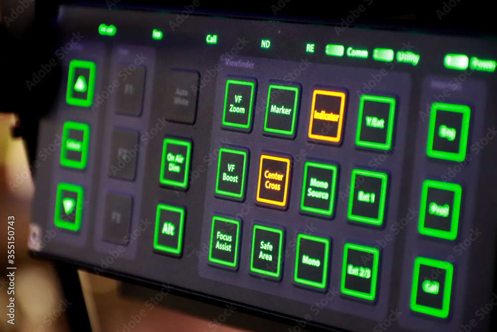 Professional Audio Sound Mixing Console Faders Stock Photo | Adobe Stock