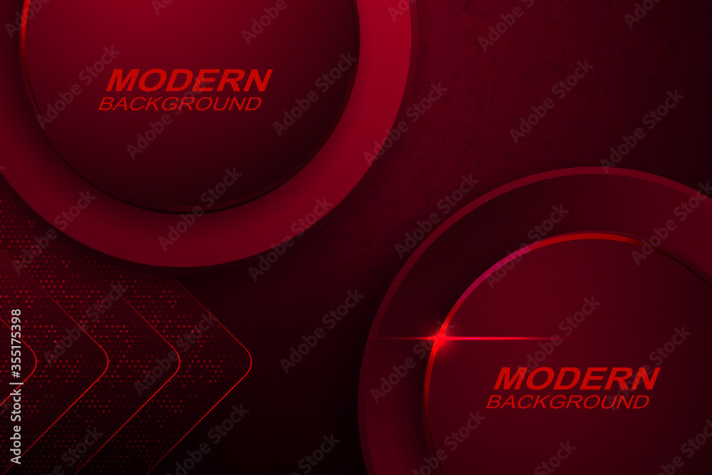 Dark red background with marble effect, round frame with a gradient ...