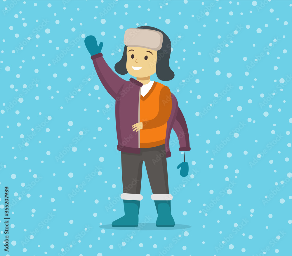 Put Coat On Clipart