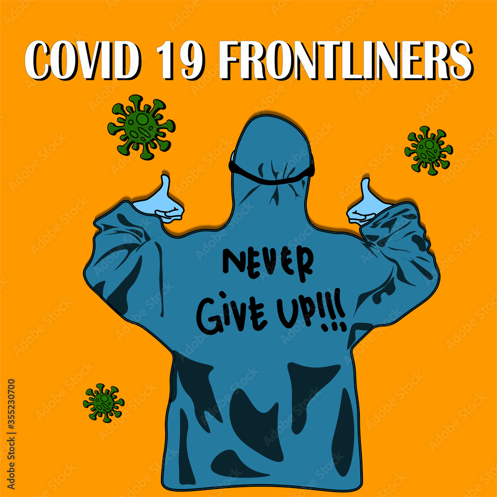Illustration vector : conceptual for frontliners inspiration dan ...