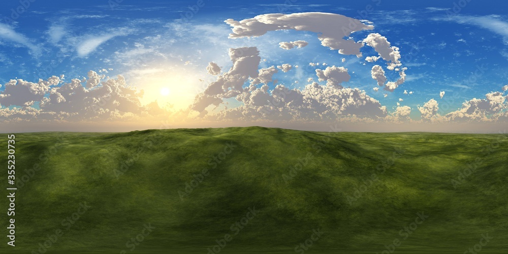 HDRI, environment map , Round panorama, spherical panorama, equidistant ...