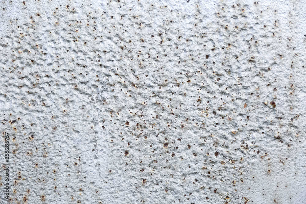 beautiful background of silver paint on rusty metal. old metal texture ...