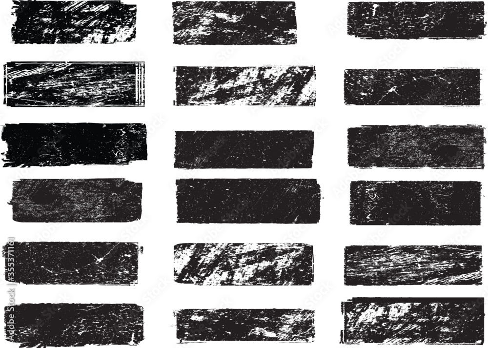 Grunge post Stamps Collection, rectangles . Banners, Insignias , Logos ...