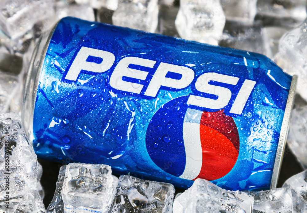 Moscow, Russia-October 25, 2018: carbonated Pepsi drink in different ...