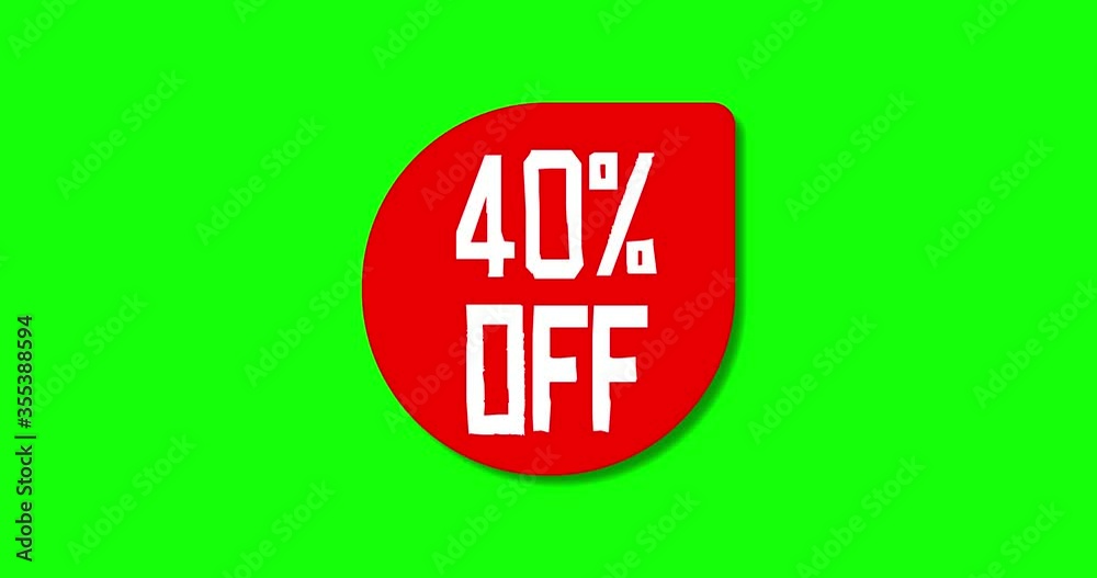 Set of different offers discounts price labels from percent 10 to 90 on ...