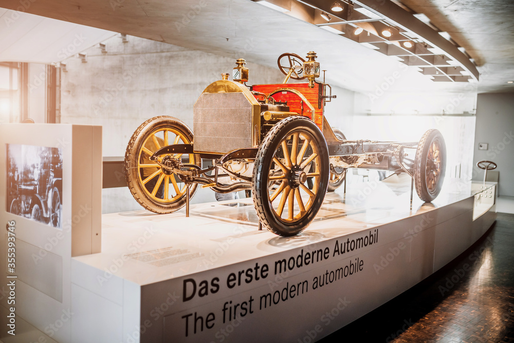 Stuttgart, Germany - February 06, 2020: Mercedes 35 HP is believed to ...