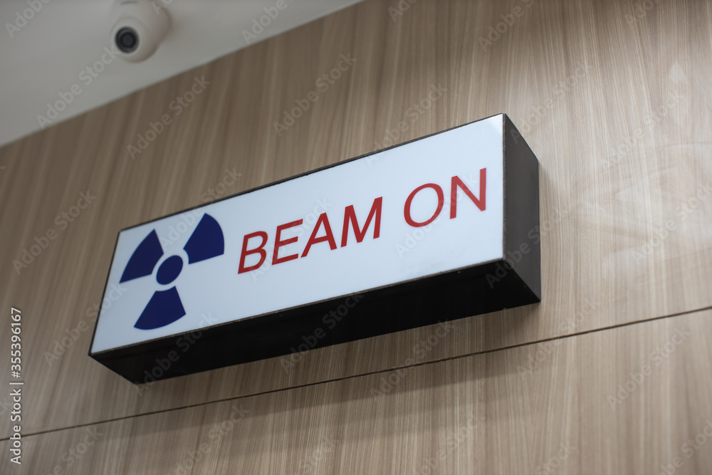 symbol, radiation therapy room Stock Photo | Adobe Stock