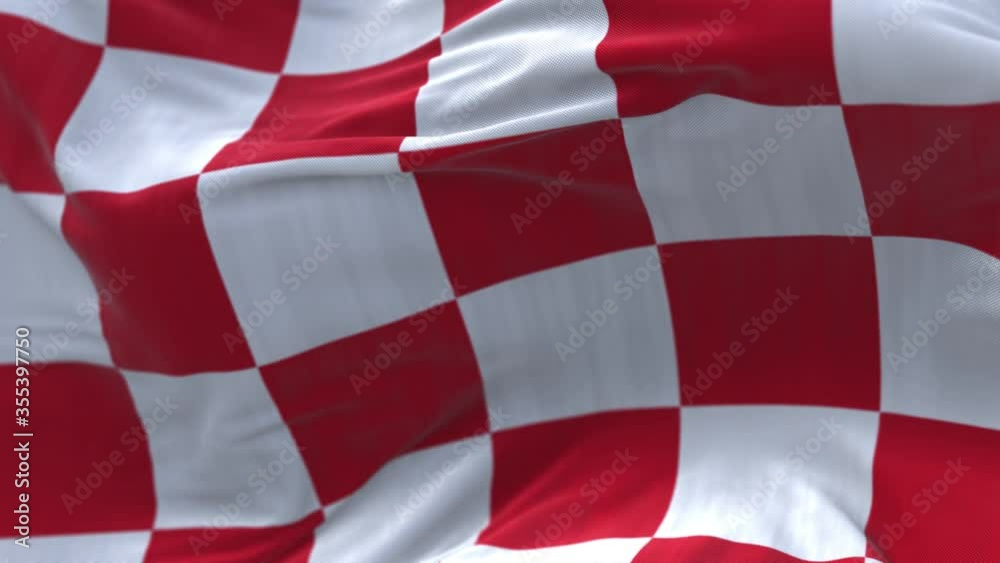 4k Checkered Race Flag Check Flag wavy silk fabric fluttering Racing ...