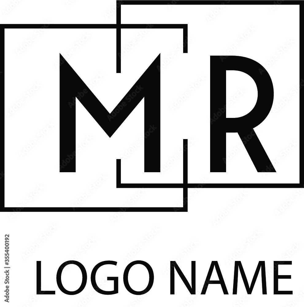logo MR Stock Vector | Adobe Stock