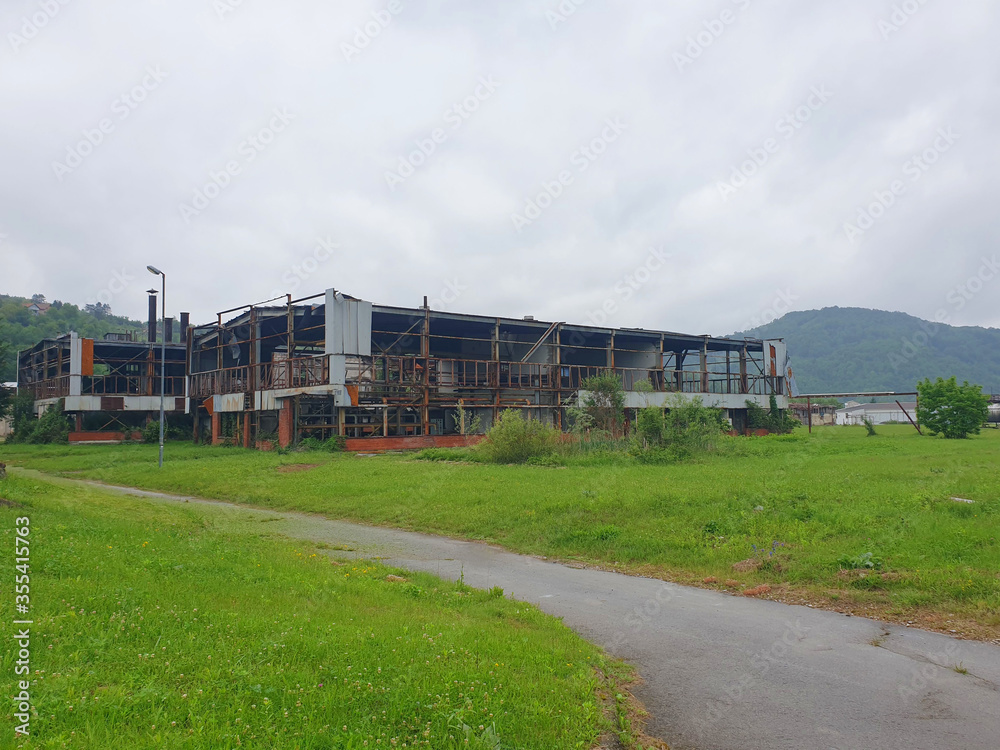 POTOCARI, SREBRENICA, BOSNIA AND HERZEGOVINA - June 01 2020: The place ...