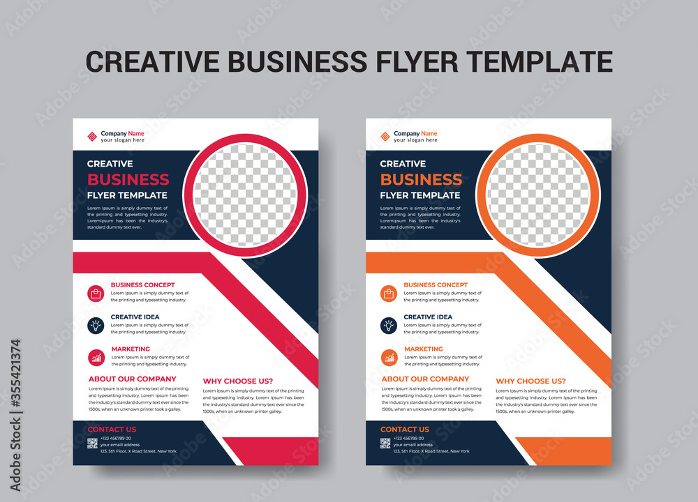 Corporate Flyer Design , Business Flyer Template vector design for ...