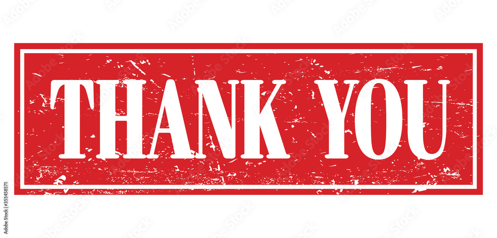 THANK YOU red rectangle stamp. Stock Illustration | Adobe Stock