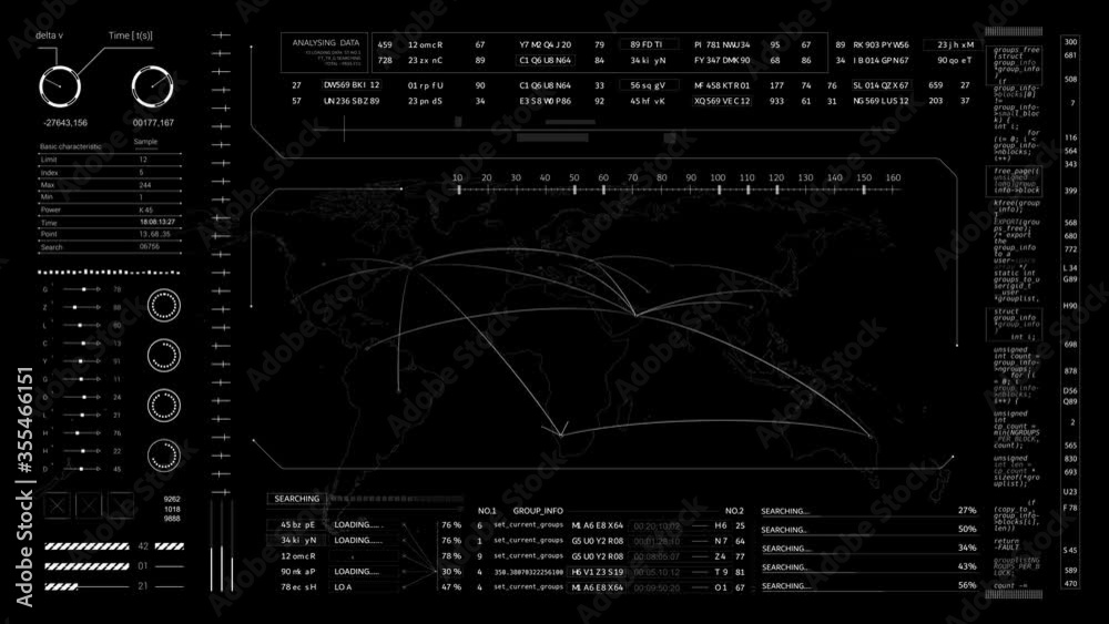 HUD Map with flight direction and pointer destinations. Quarantine is ...