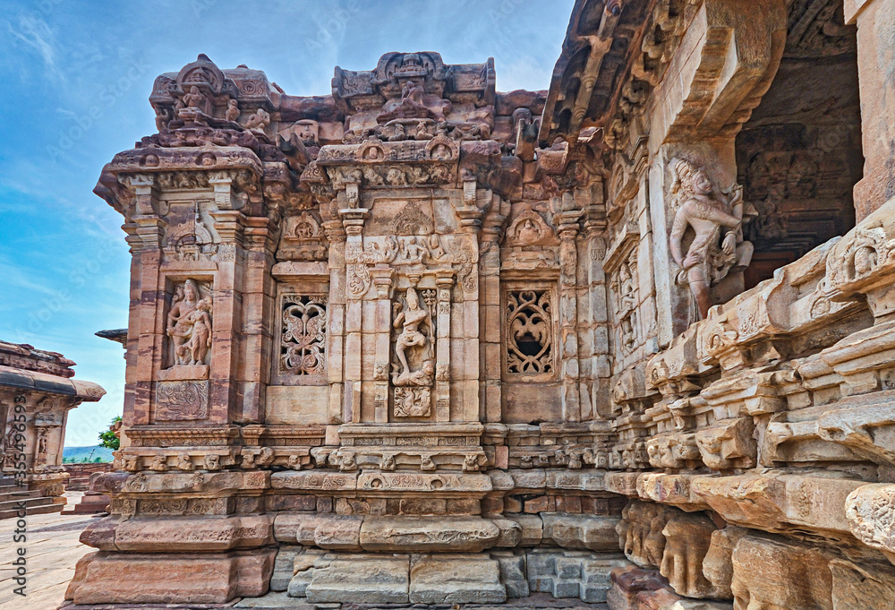 Pattadakal, also called Raktapura, is a complex of 7th and 8th century ...