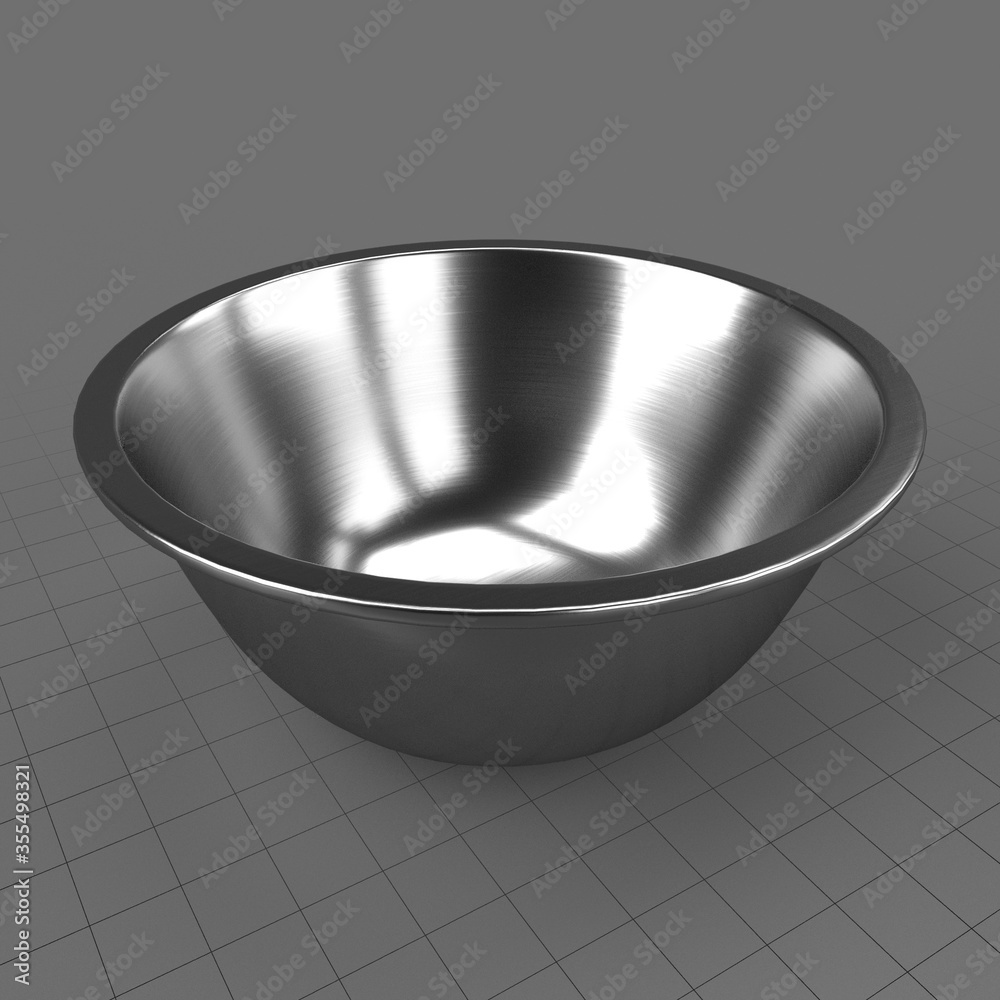 Modern baking bowl Stock 3D asset | Adobe Stock