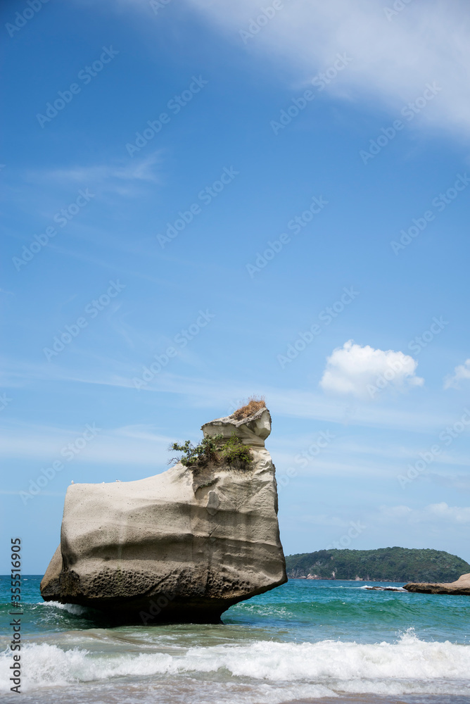 The Coromandel Peninsula on the North Island of New Zealand, known for ...