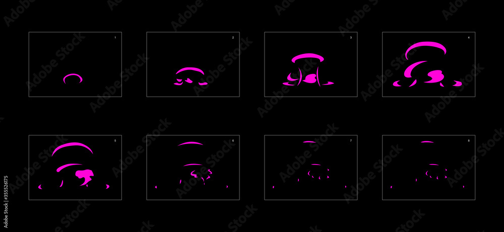 Poison explosion effect. Explosion Animation effect. Animation Sprite ...